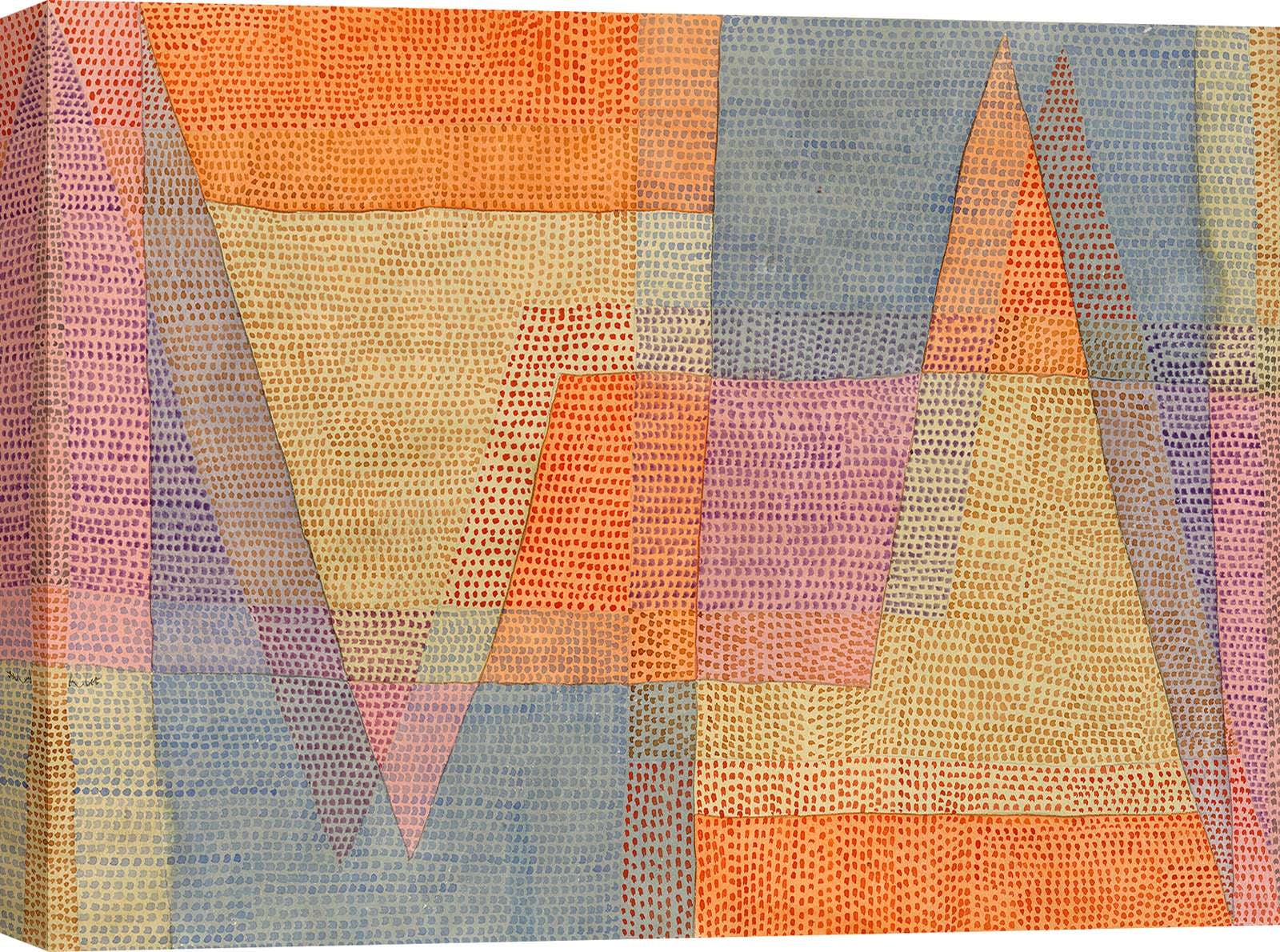 Peinture de Klee - impression sur toile - Paul Klee, La lumière et la ...