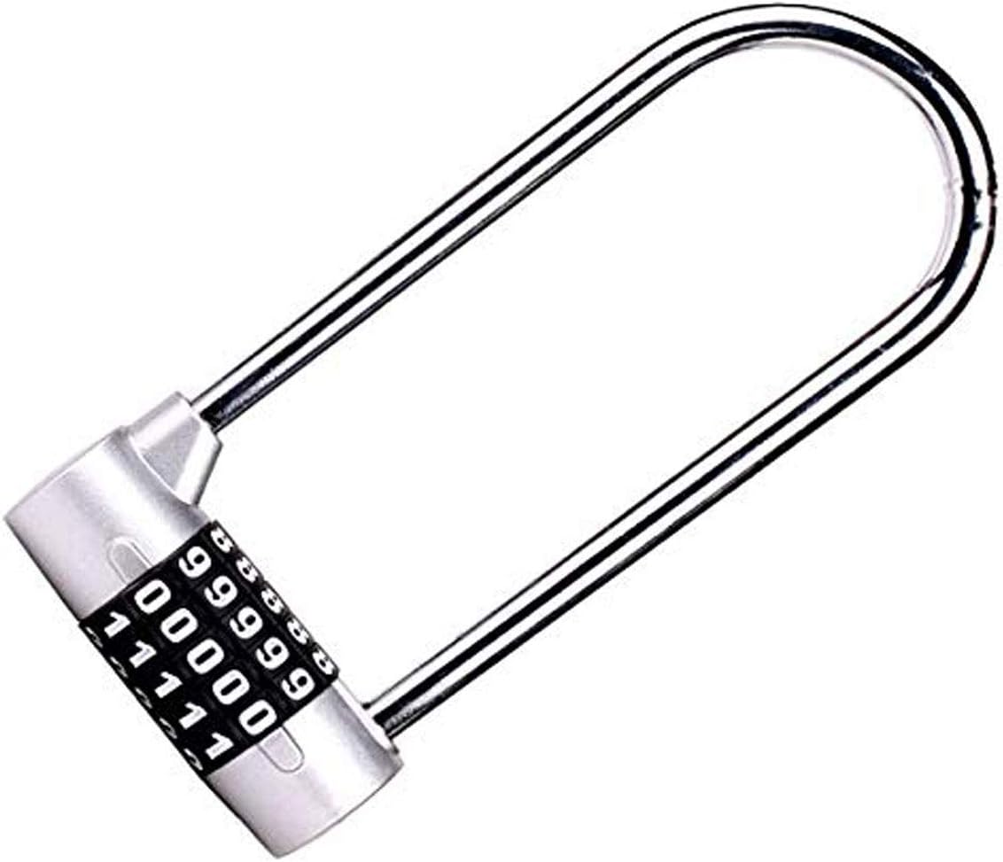 Cadenas U-Lock à Code (5 Chiffres) – 7cm Large, Manille Longue, Pour ...