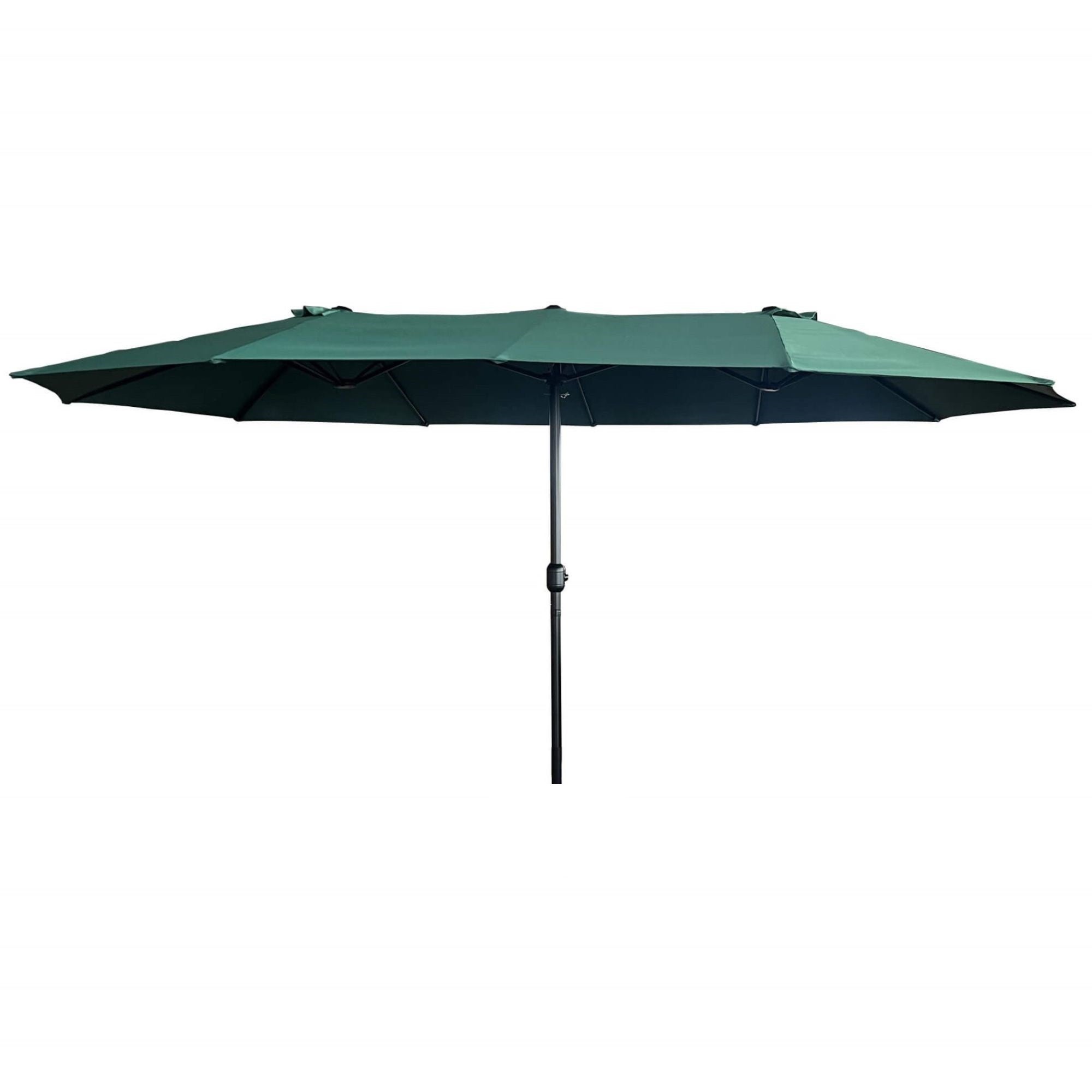 Parasol double de jardin TILIA en vert foncé, Poids 12,3 kg Dimensions ...