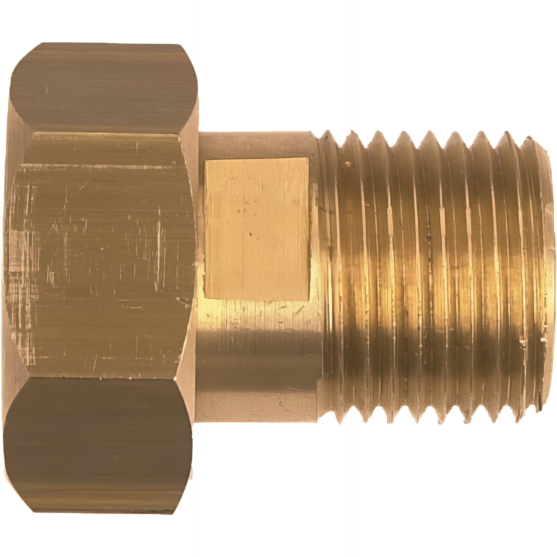 PACK de 10 Raccords compteur laiton a visser avec plats ecrou diamètre 1/2" (15x21) douille ...