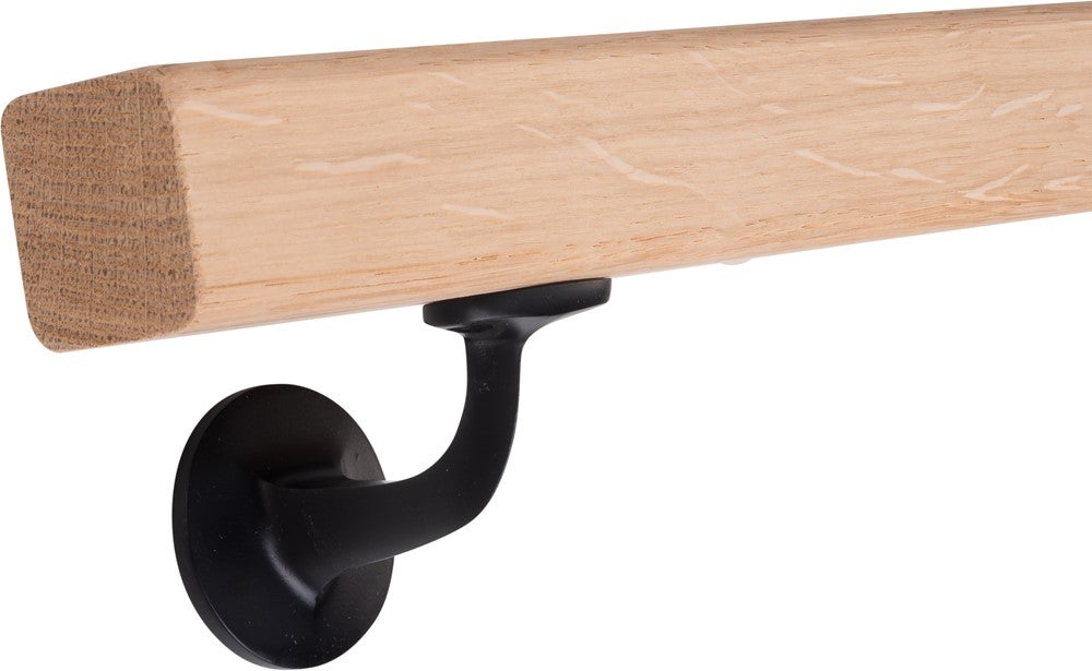 Main Courante - 40x40 mm - Bois de chêne - 390 cm - Non traité | Bricoman