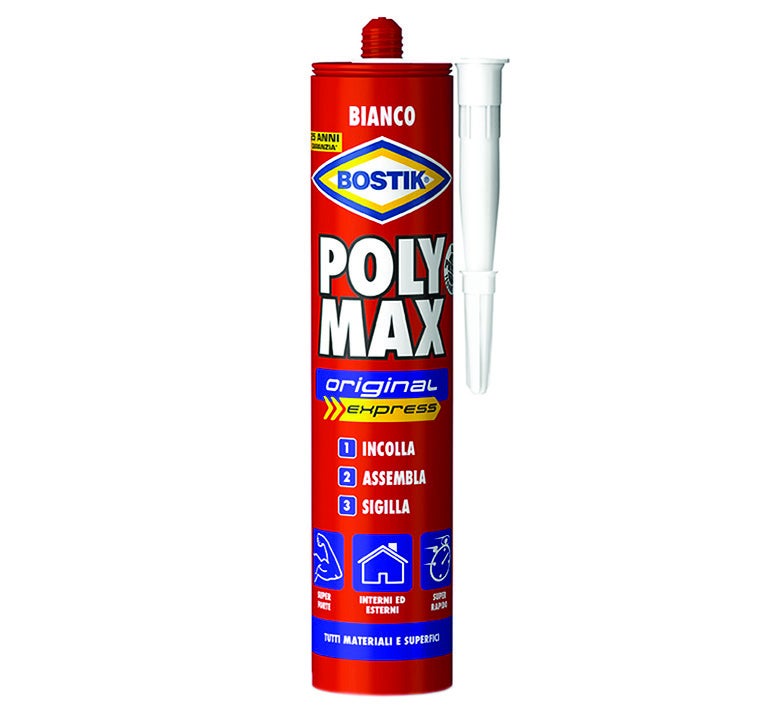 Adhésif Poly Max 290 ml Blanc Bostik | Bricoman