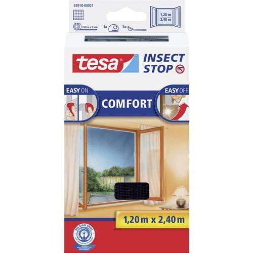 Moustiquaire pour fenêtre tesa 55918-00021-01 (l x H) 1200 mm x 2400 mm ...