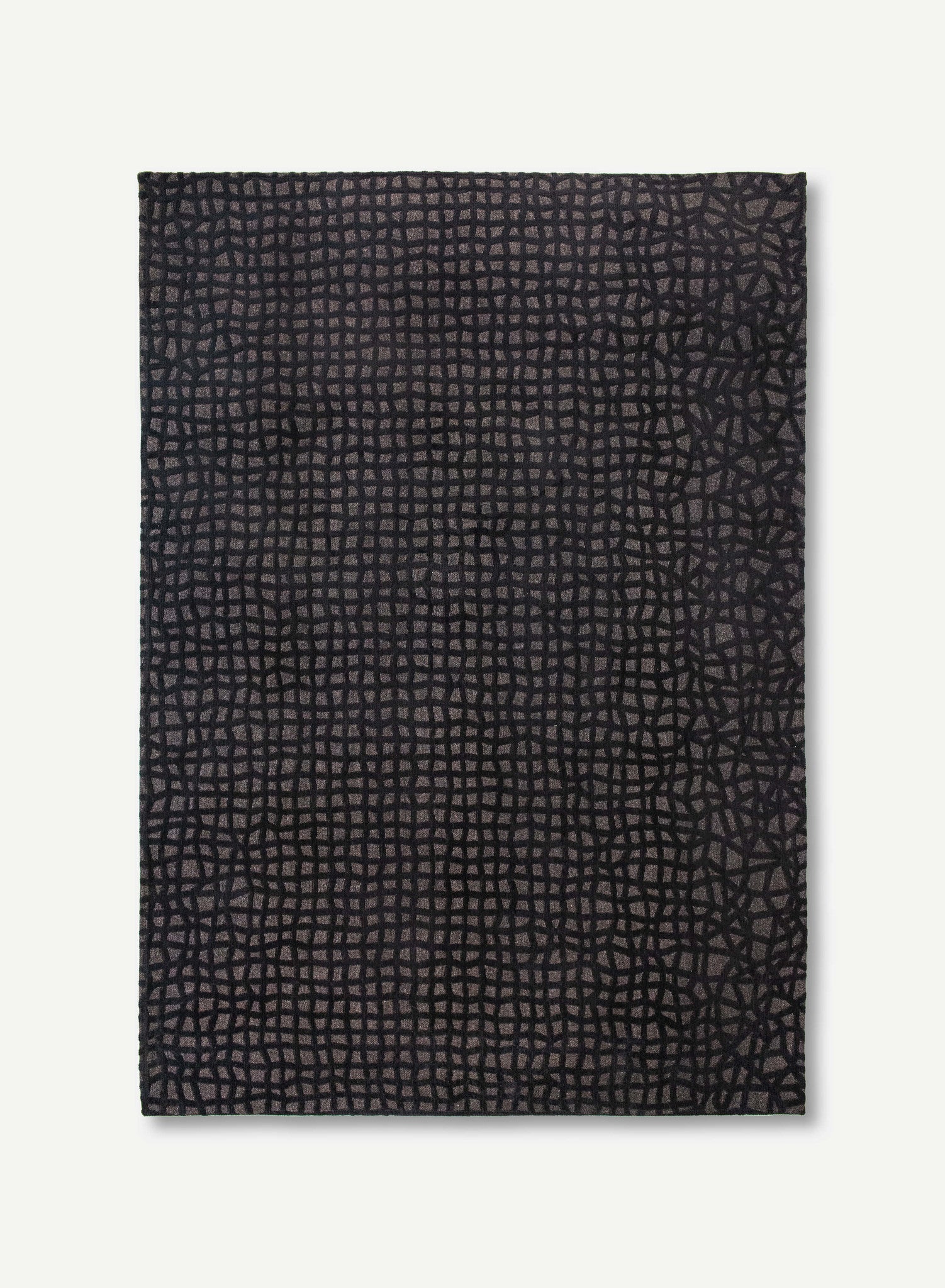 Trammel design - Tapis structuré - Noir Oppian - 200 x 280 CM - louis ...