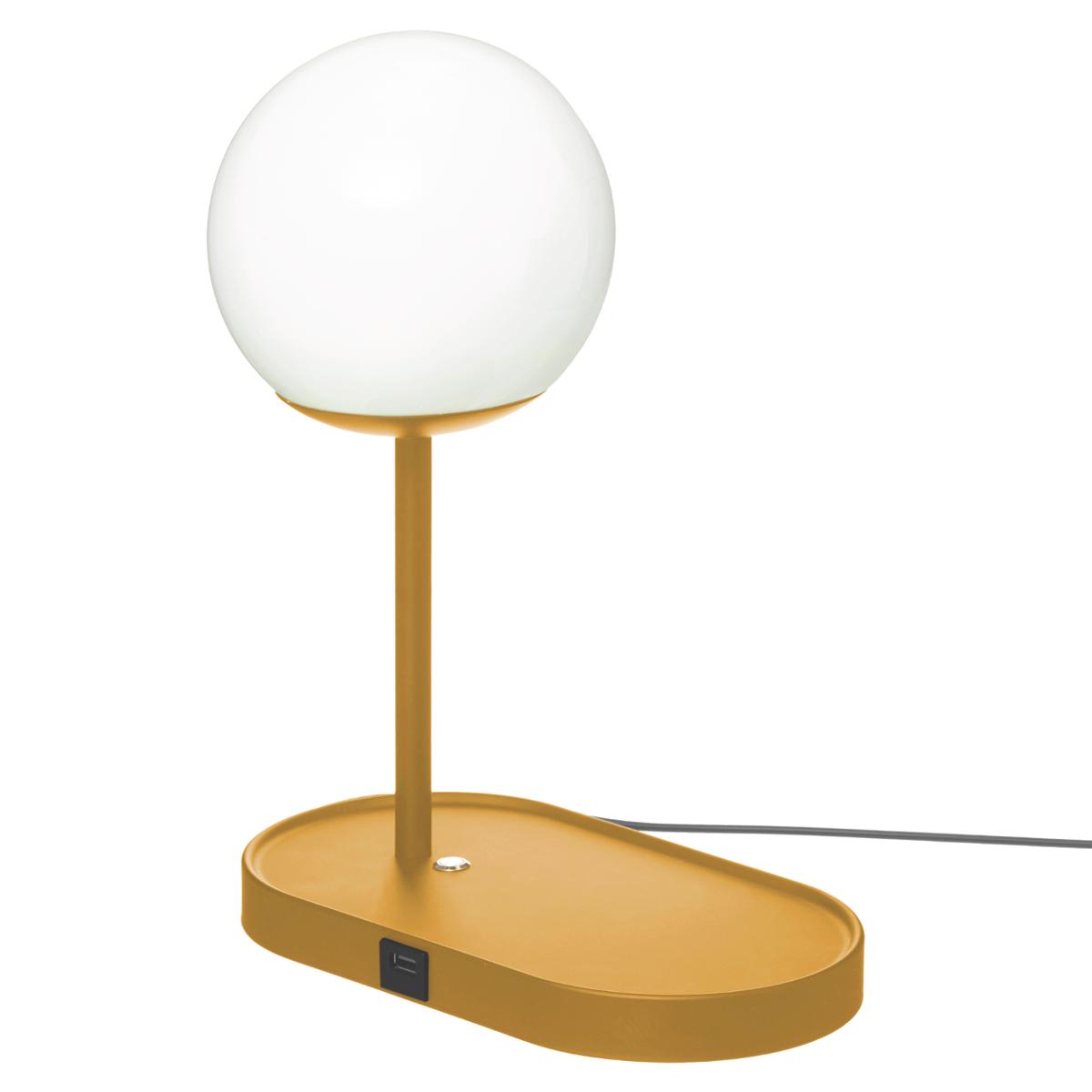 Lampe Chargeable Colors Ocre Jaune moutarde - Atmosphera | Leroy Merlin
