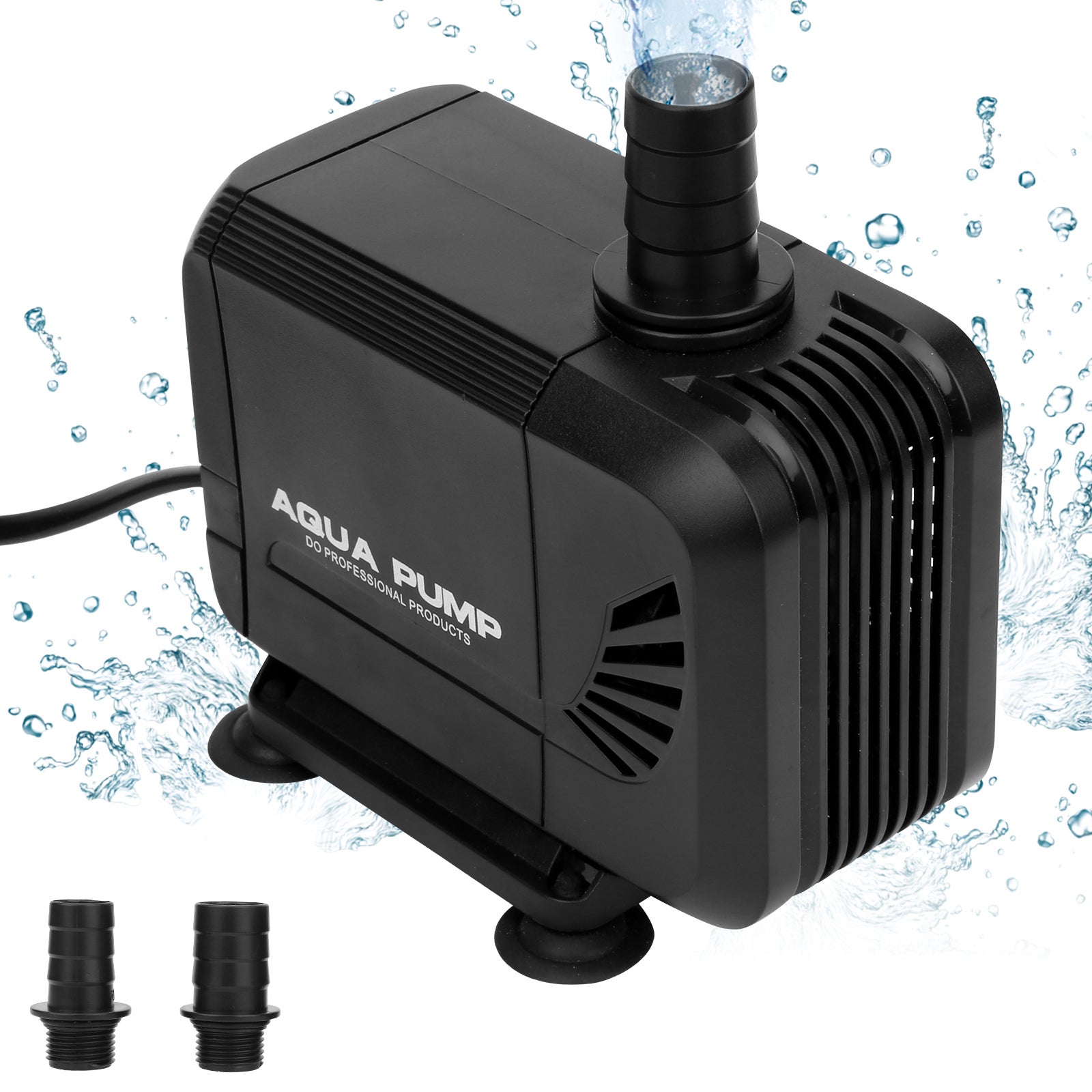 Pompe de bassin 15W pompe de bassin Pompe à jet d'eau 1500L/H pompe de fontaine pompe de jardin ...