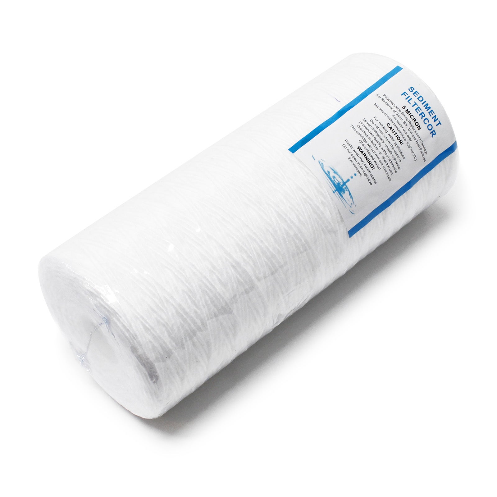 PPW-10A Big Blue Filtre de coton – 10" / 254 mm – Finesse de 5 µ ...