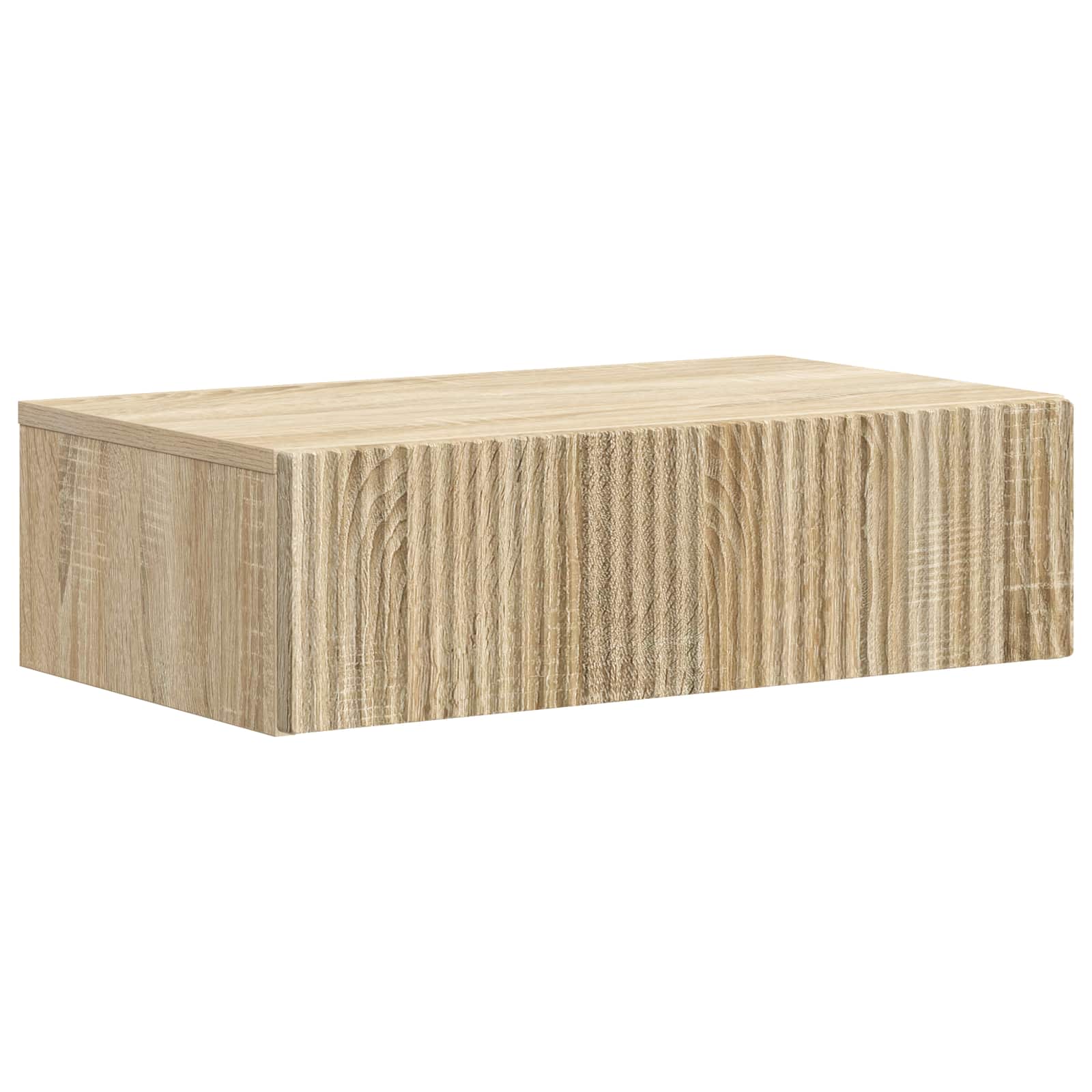 Table d'appoint murale Chêne 59 x 34,5 x 17 cm | Leroy Merlin