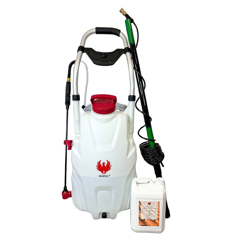 Pulverisateur électrique PRO SPRAYER Version 2 Batteries + Perche Télescopique 5,4 mètres ...