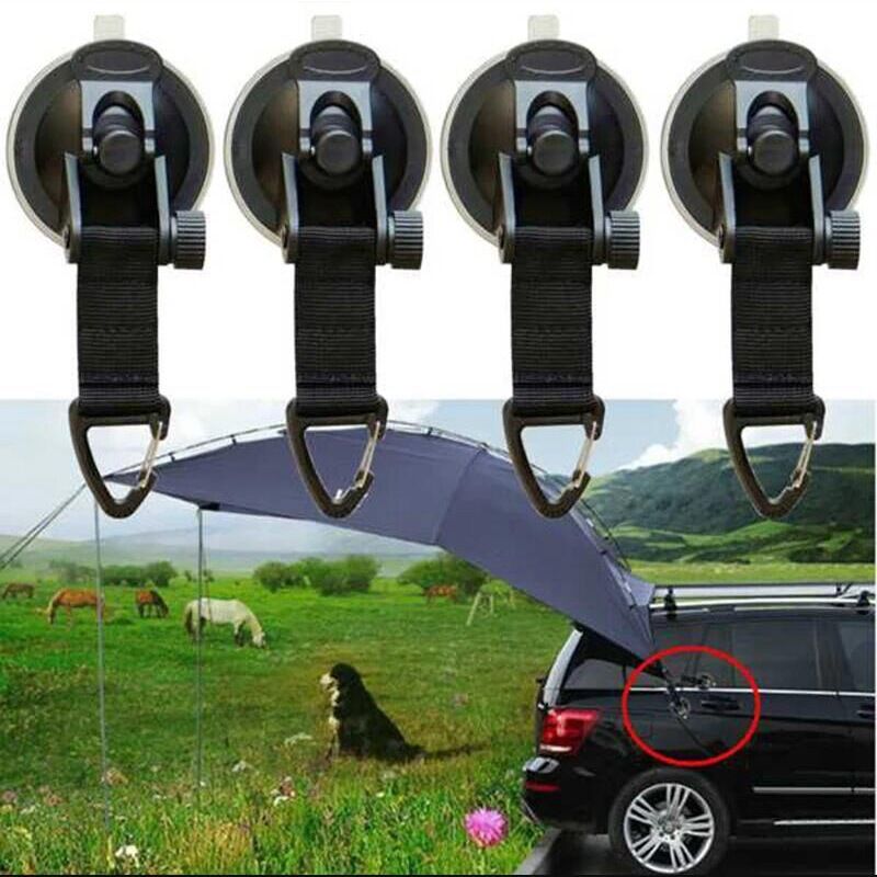 Forte ventouse pour camping,ventouses avec 4 crochets, camping-car ...