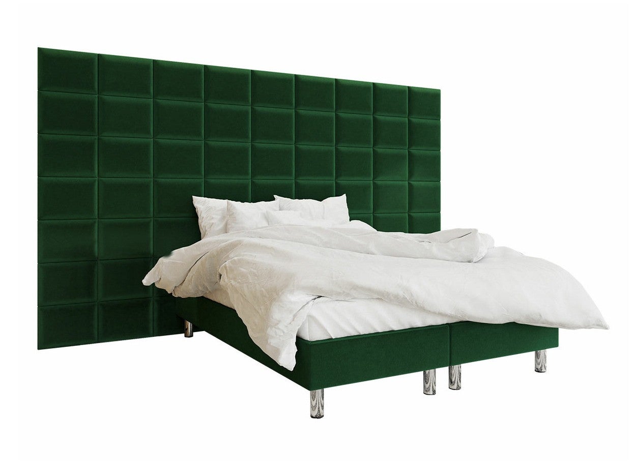 Letto continentale Logan 103, Doppio, Continentale, Verde, 140x200 ...