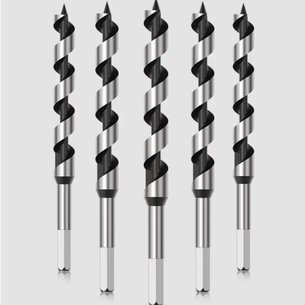 Mèche à Bois Hélicoïdal, 7 PCS Forets à Bois Set en Acier Au Carbone ...
