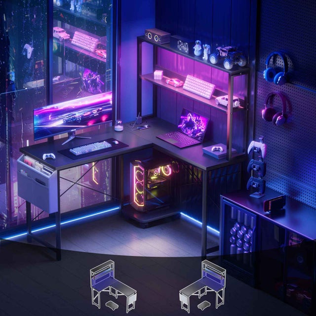 Bureau bois et metal au meilleur prix | Leroy Merlin
