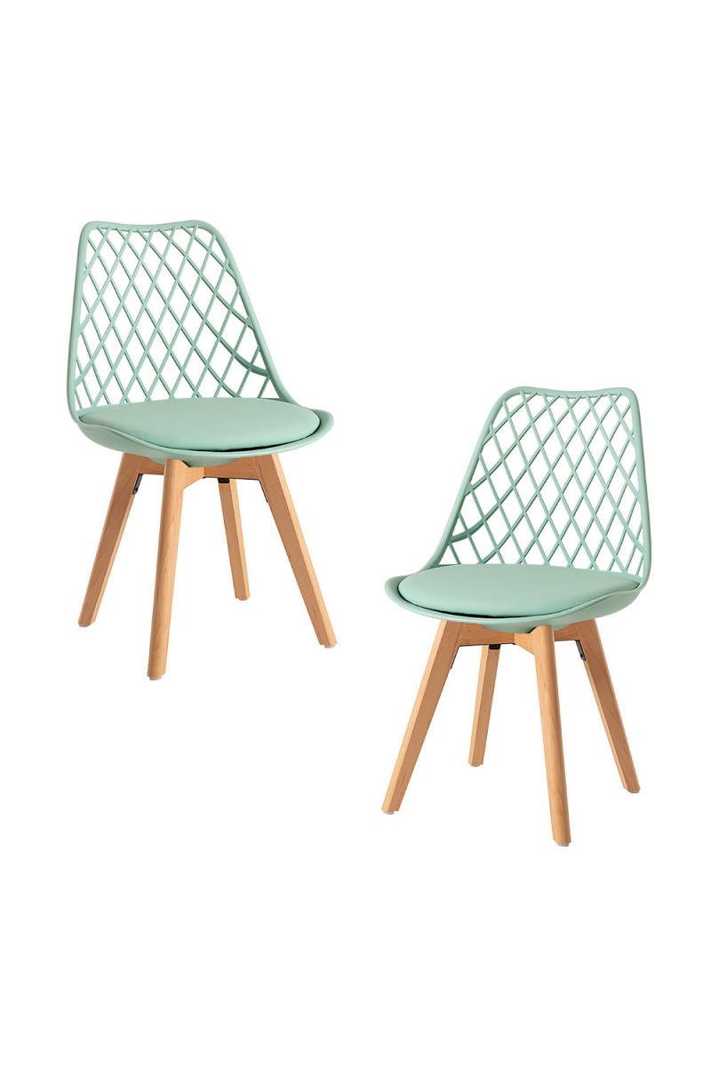 Pack 2 Sillas Mima - Celadón | Leroy Merlin