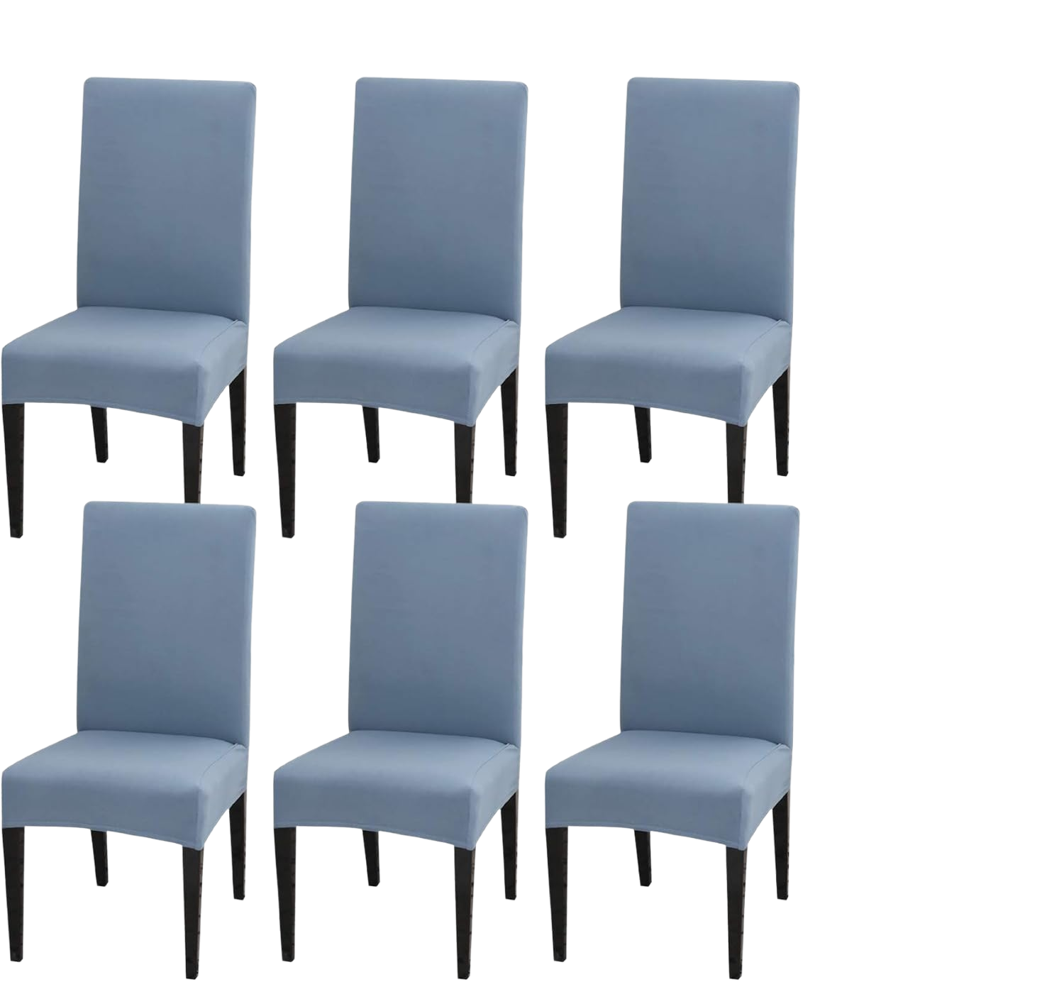 Housse de chaise extensible 6 pièces, amovible et lavable, adaptée à la ...