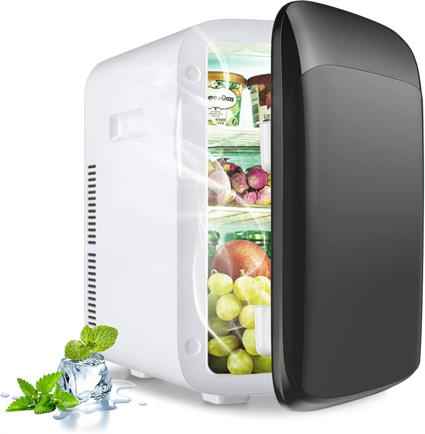 Mini Nevera Pequeña 15L de -3 a 50 ℃, Mini Refrigerador con Funciones ...