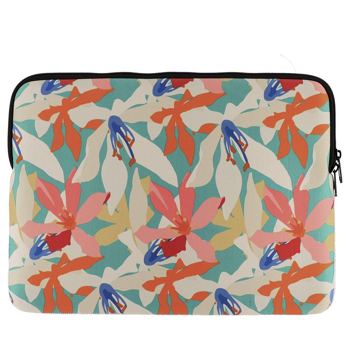 Housse ordinateur 13 et 14 pouces imprimee zippee - moorea - Tendance ...