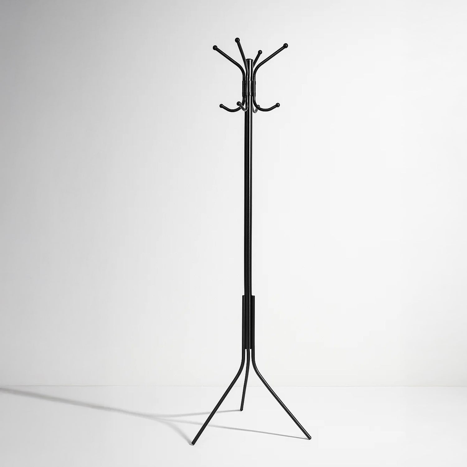 Spacio Perchero Negro Metálico Klassik - 8 Ganchos Resistentes - Diseño ...