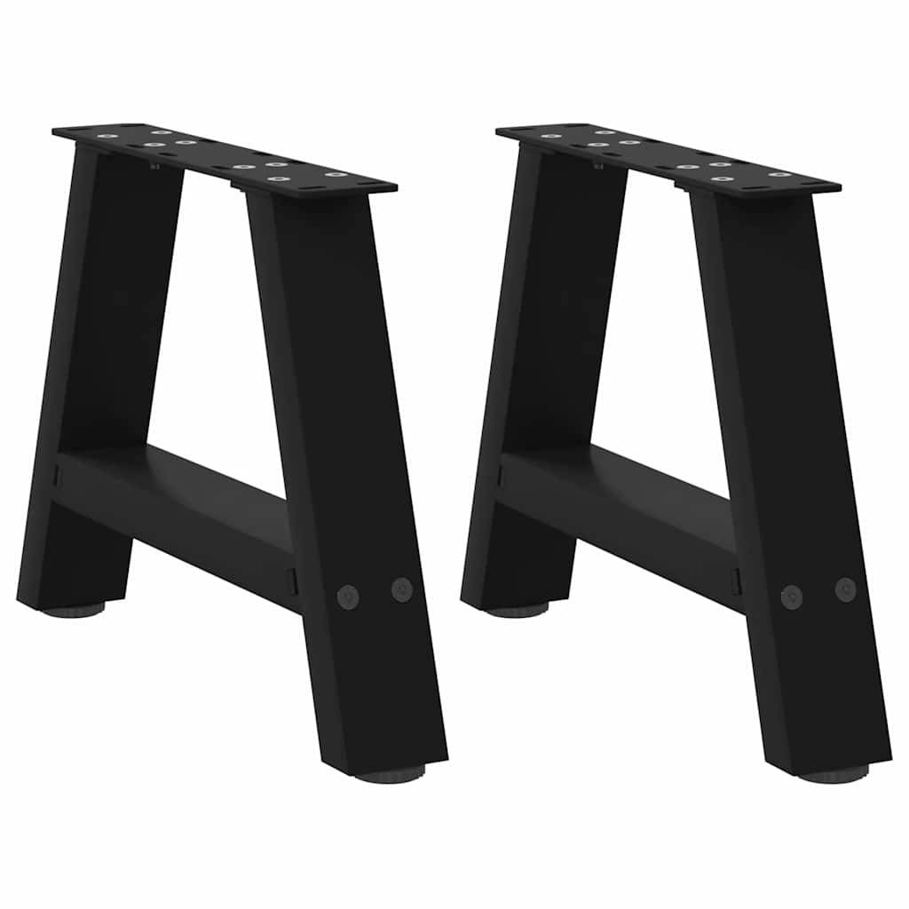 Patas para mesa de centro en forma de A 2 unidades negro 30x(30-31) cm ...