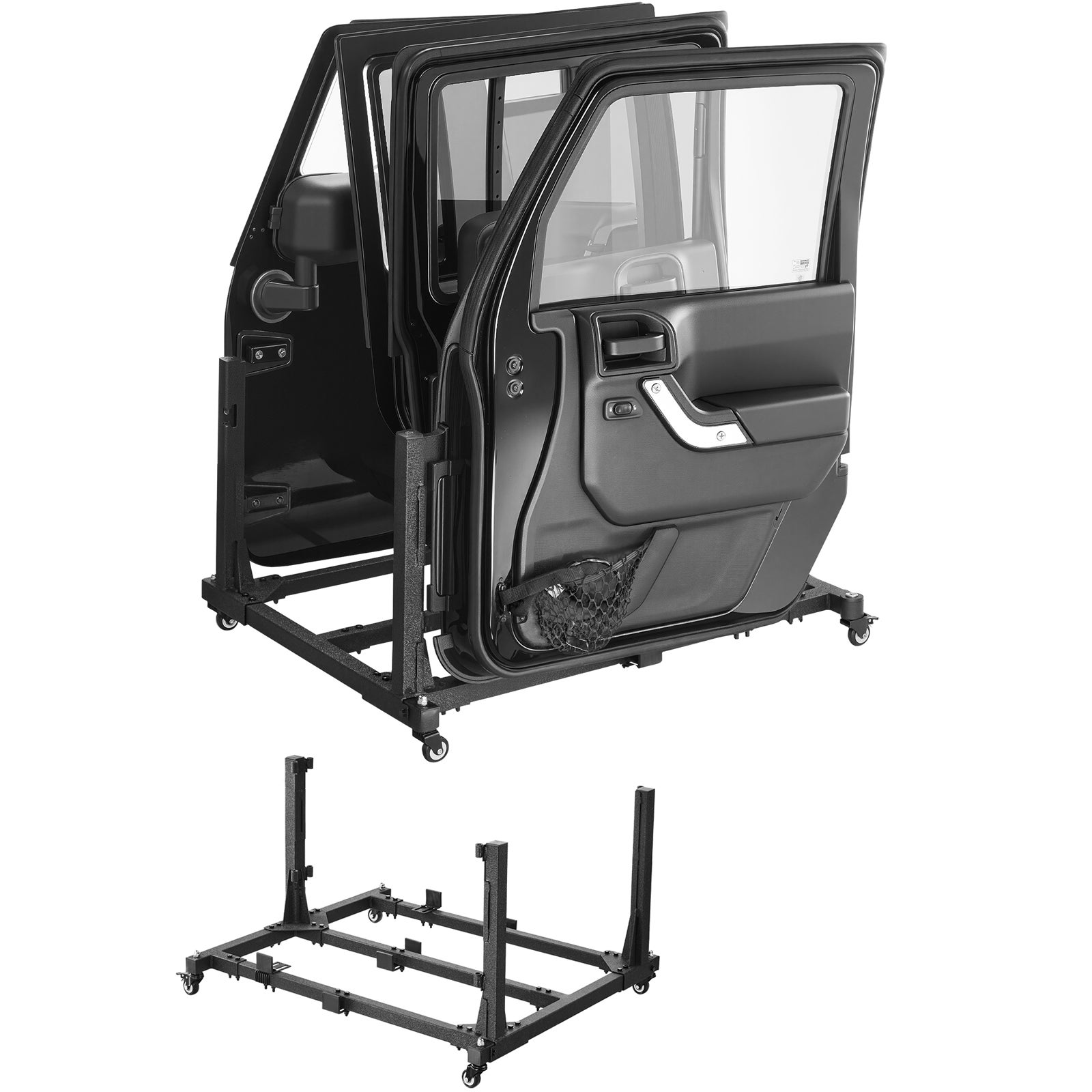 Chariot de manutention pour portières 4PCs,SucceBuy support mobile avec ...