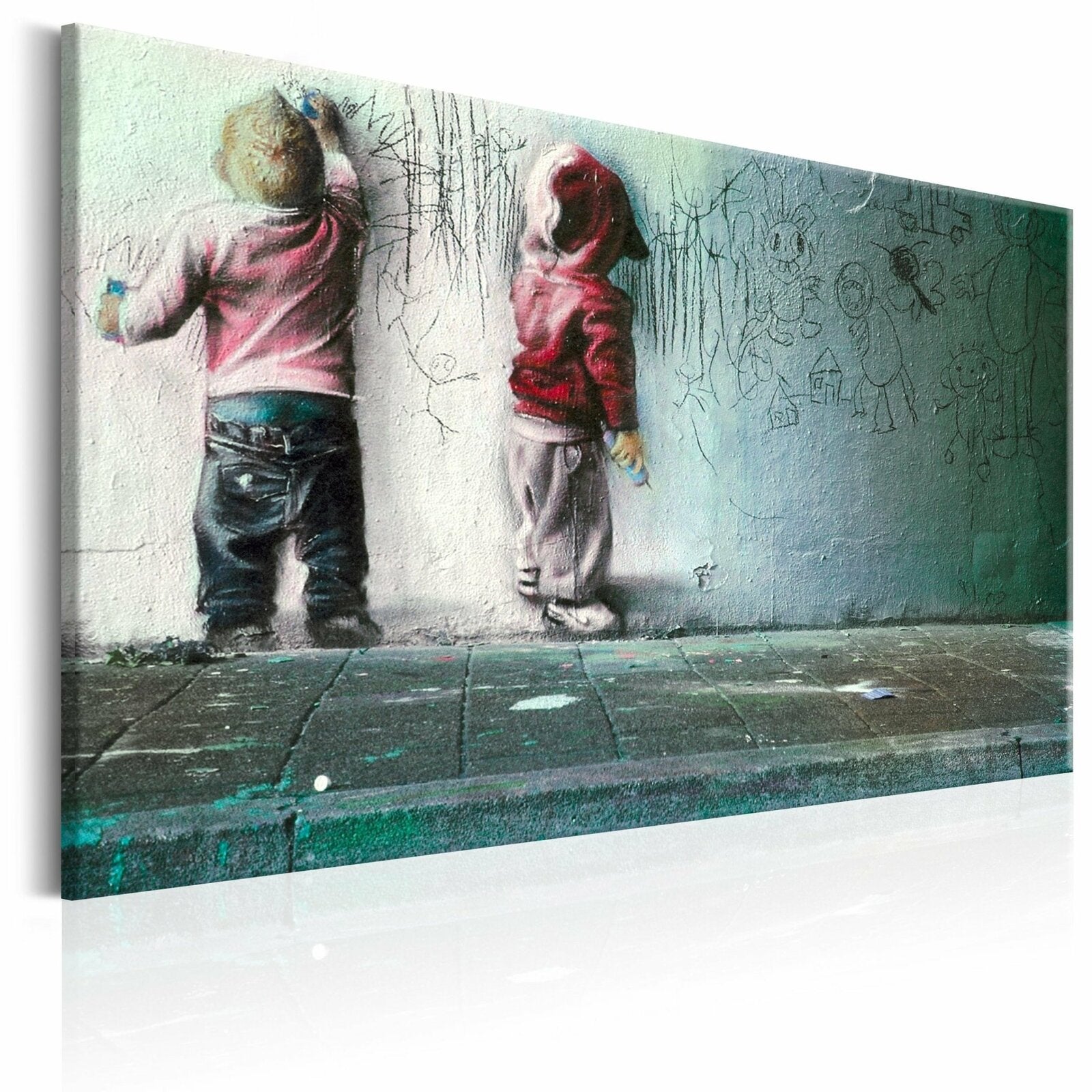 Tableau aire de jeux moderne - 90 x 60 cm | Leroy Merlin