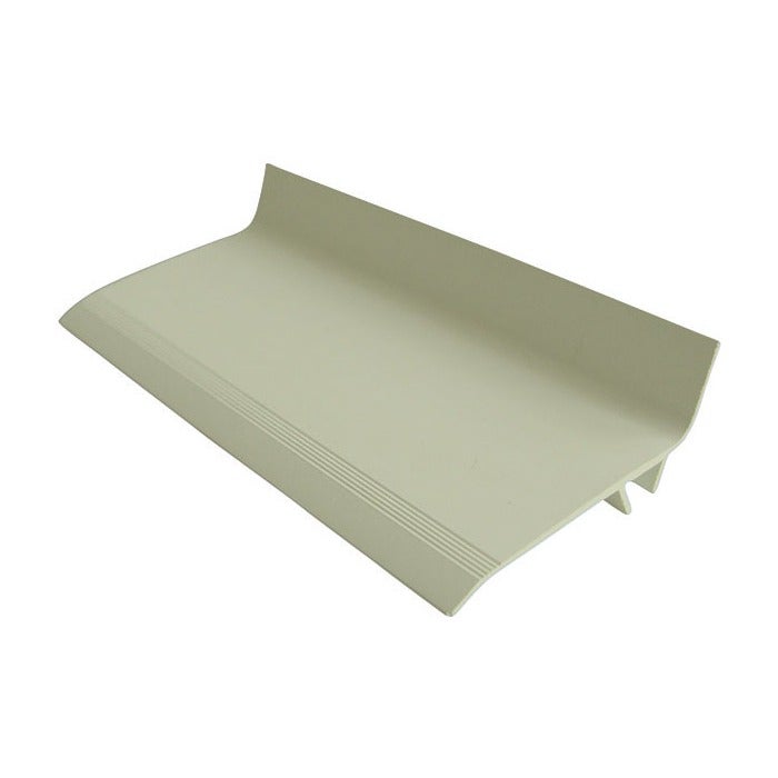 Couvre joint de façade angle PVC - largeur 9 cm - beige (L. 3m + clips ...