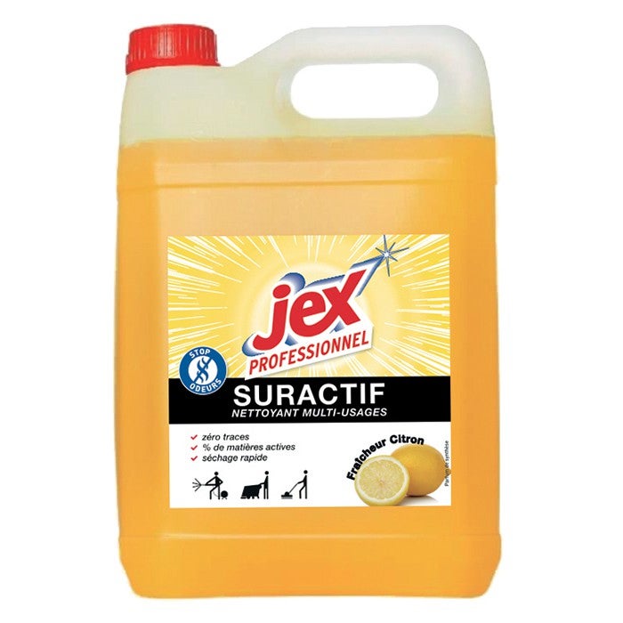 Jex Professionnel nettoyant suractif Citron 5 l | Leroy Merlin