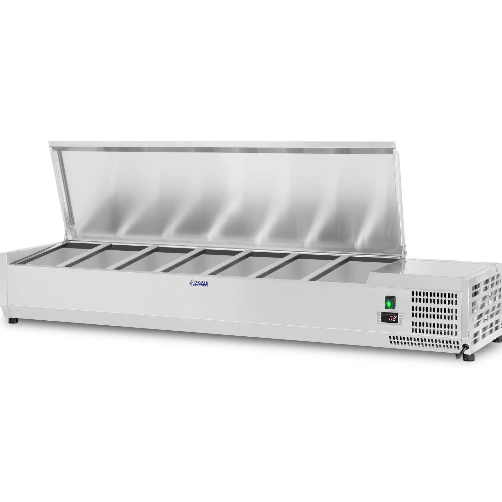 Saladette à poser - Royal Catering - capacité: 62 litres (7 x GN 1/3 ...