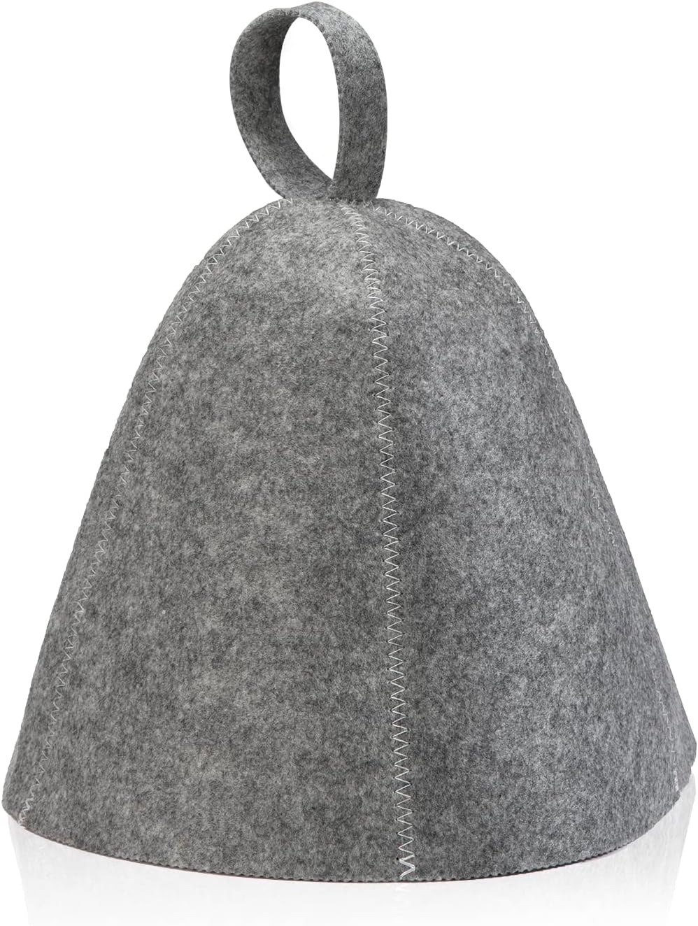 Bonnet de Sauna Chapeau de Sauna en Feutre Gris Bonnet de Douche Anti ...