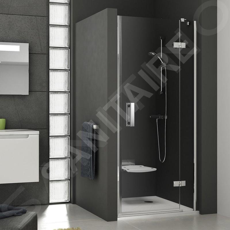 Ravak SmartLine - Porte de douche en deux parties SMSD2-120 B-R, 1199 ...