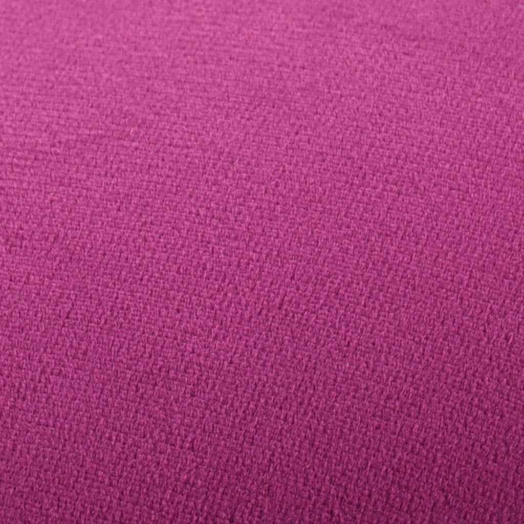 Tabouret | Repose-pied | Pouf Violet et doré Velours | Leroy Merlin