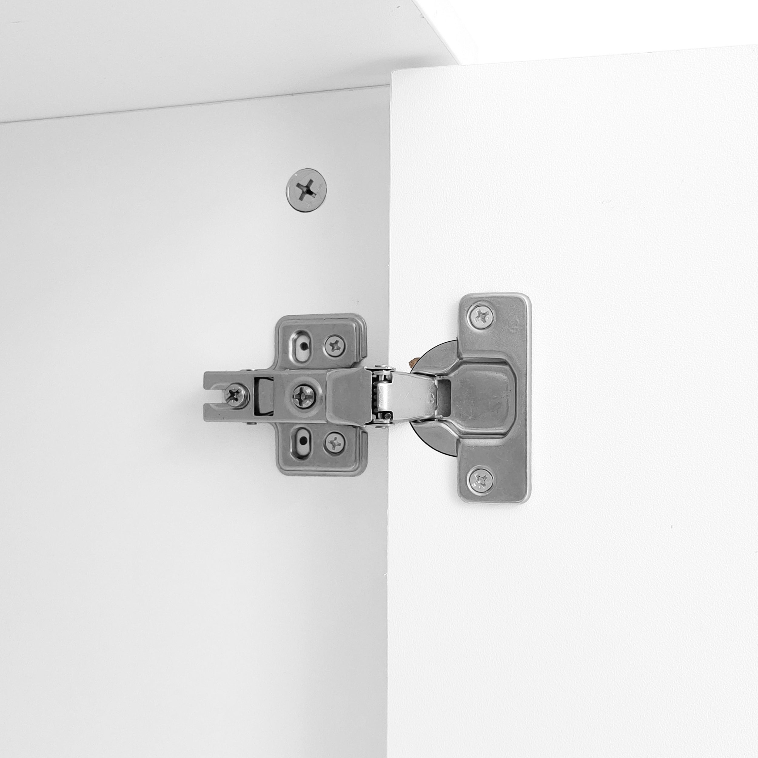 ARTURESTHOME Buffet multifonctionnel luxueux, blanc, une feuille ...