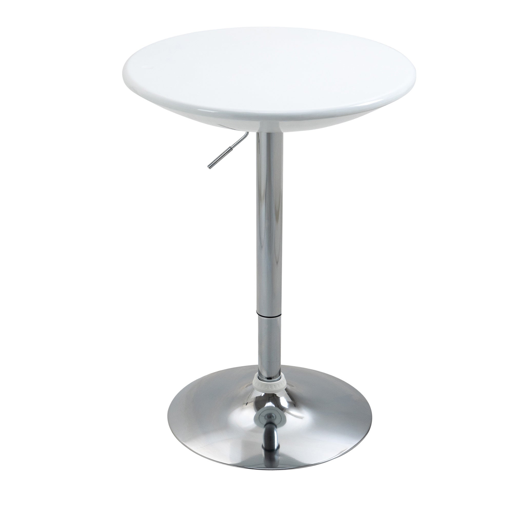 Mesa de Bar Regulable en Altura Giratoria 360º con Base Redonda Mesa ...