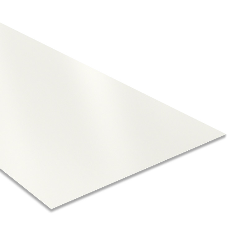 Tôle Plane 2000x1000 mm Acier 0.50 mm Laqué | Blanc | RAL 9010 | Leroy ...