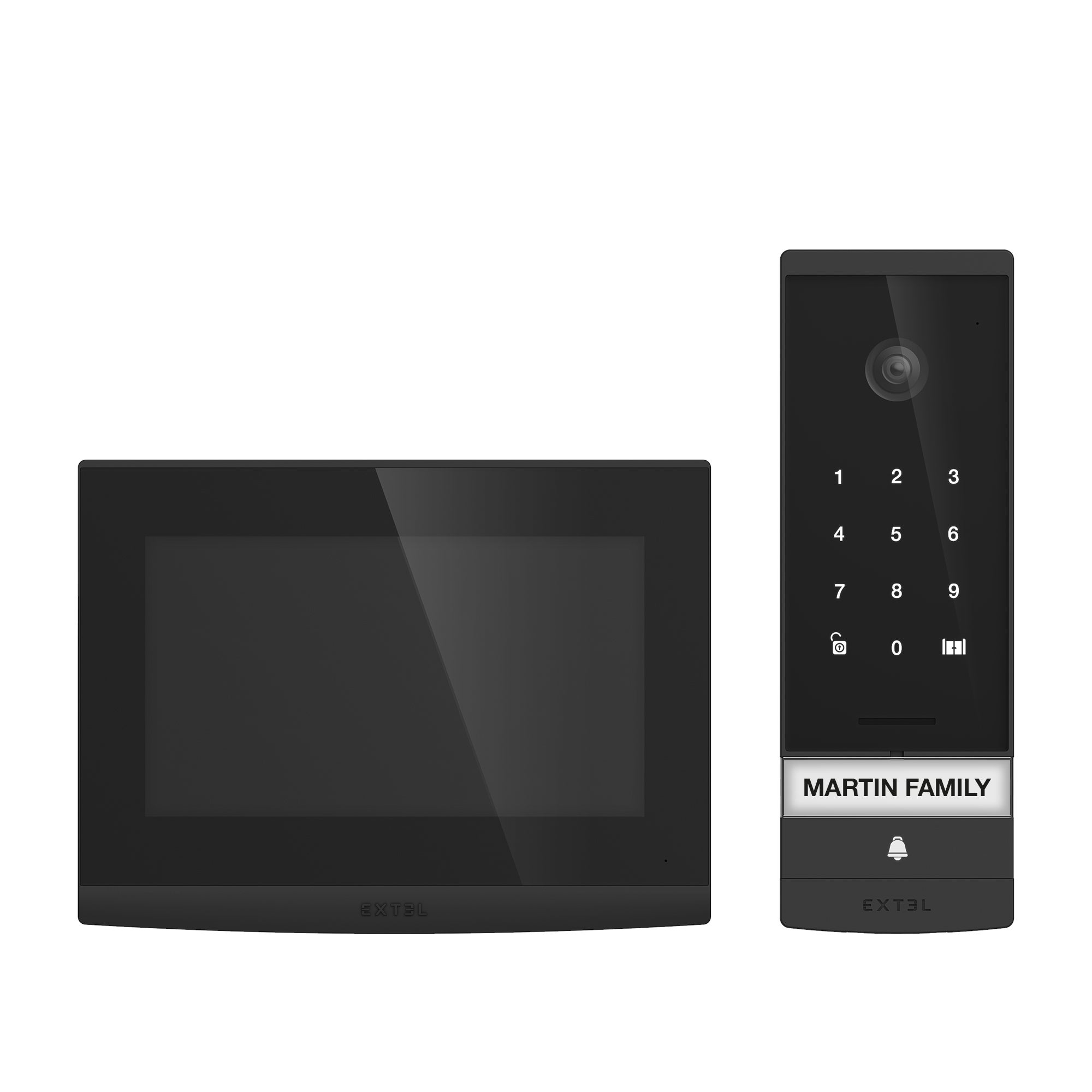 Visiophone 7" filaire avec clavier intégré connecté haute résolution 3K ...