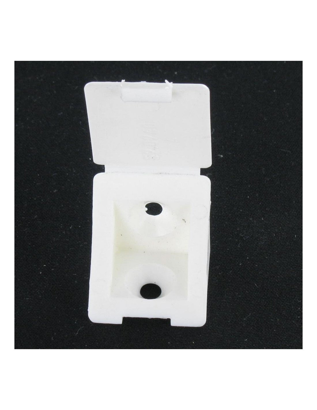 Embase collerette TRIANGLE Plastique 2 Trous Blanc-1 piece | Leroy Merlin
