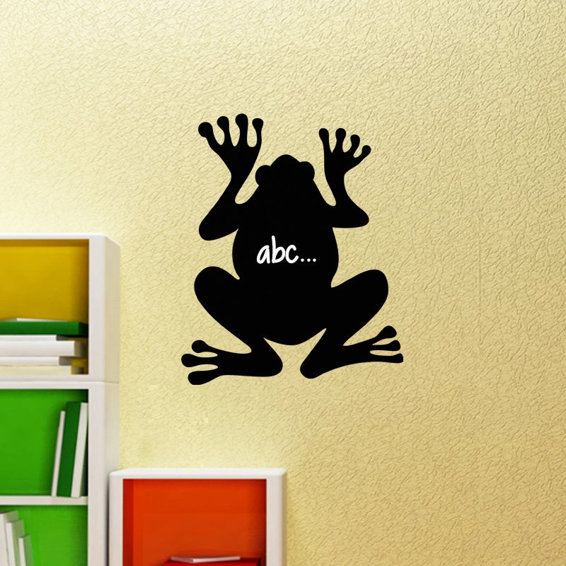 Vinilo pizarra Silueta de la rana - adhesivo de pared - revestimiento ...