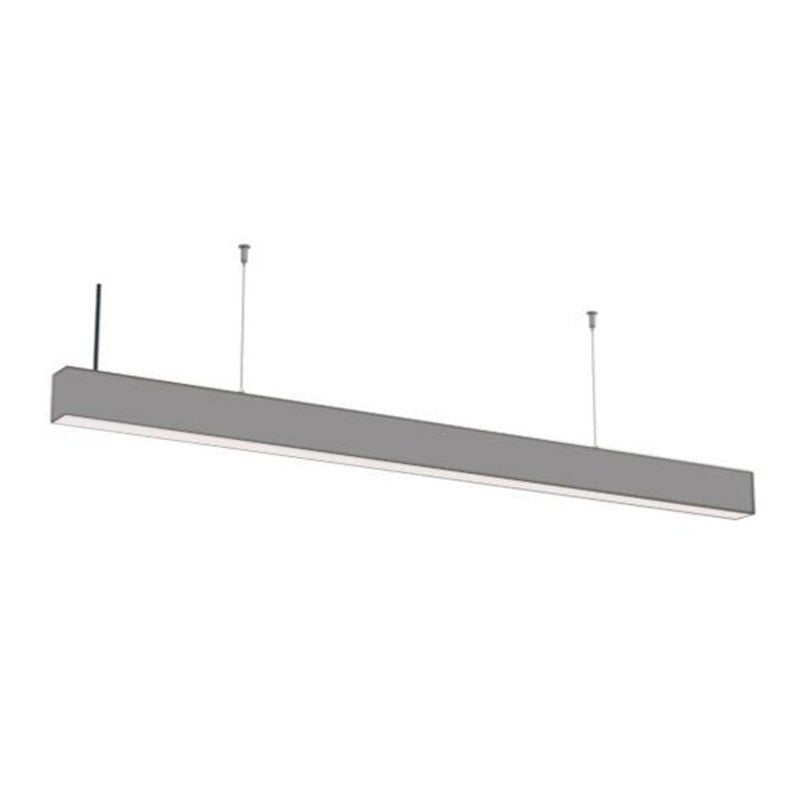 Lámpara LED Lineal Colgante 120cm 40W Interconectable - Gris - SILUMEN ...