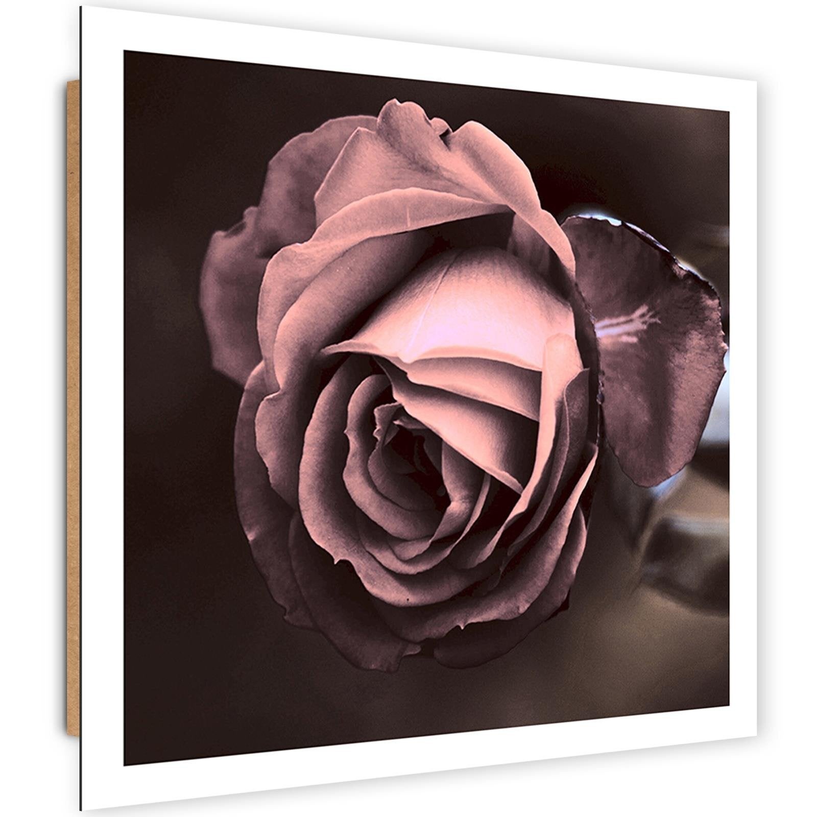 Tableau bois belle rose - 40 x 40 cm | Leroy Merlin
