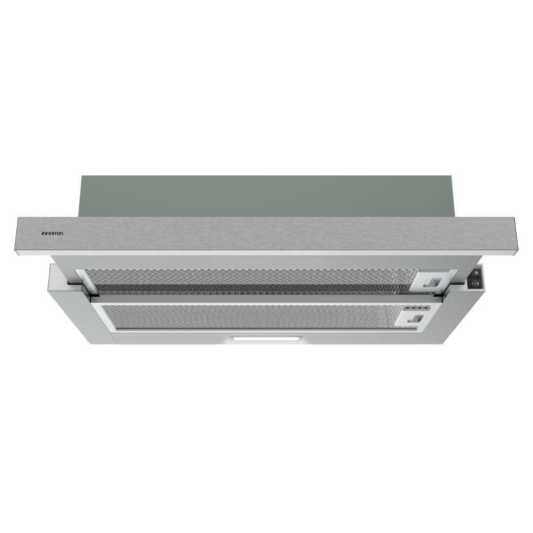 Cappa 60cm Estraibile Infiniton CMPE64ABL Inox B | Leroy Merlin