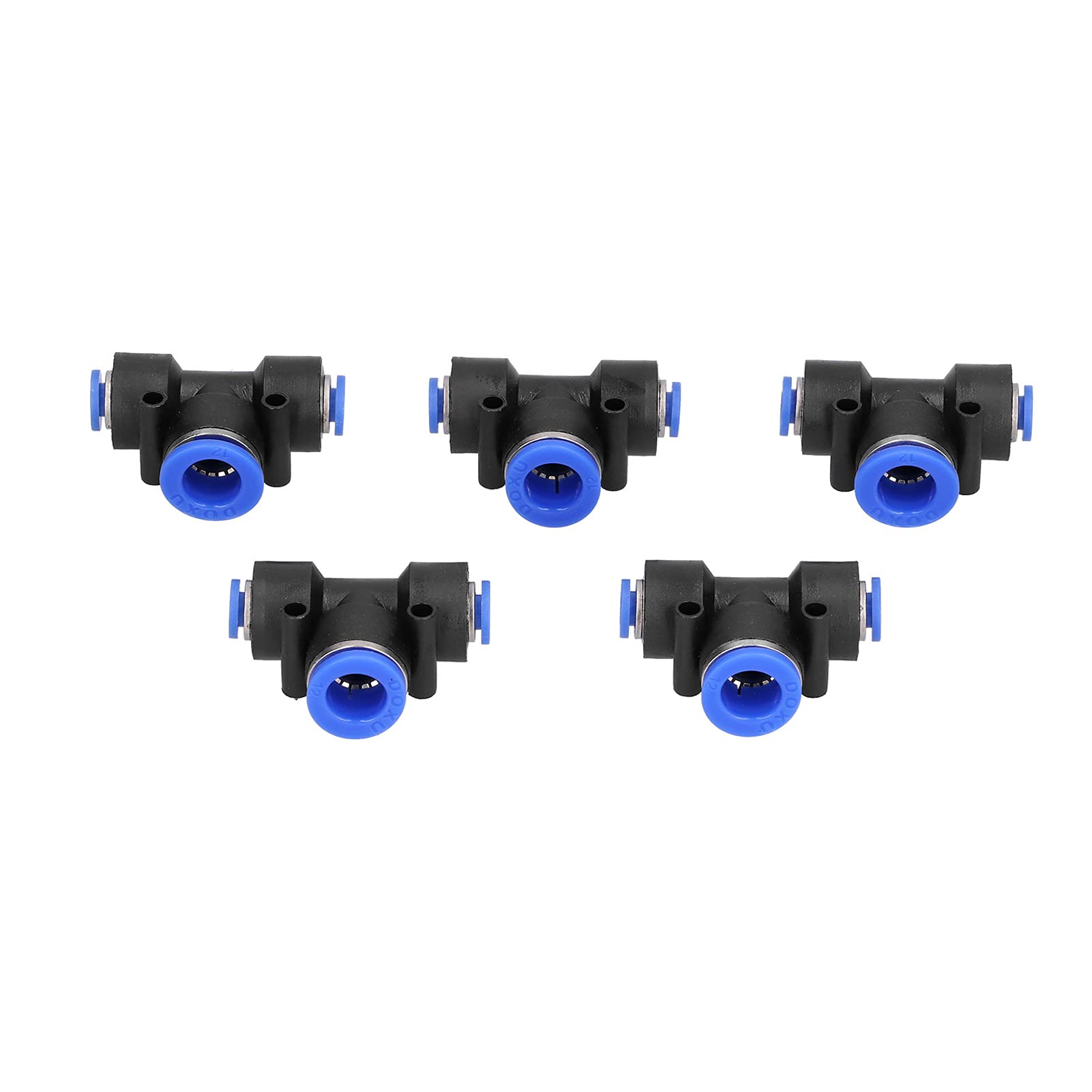 10 conectores neumáticos de plástico para manguera de aire, tubo en T ...