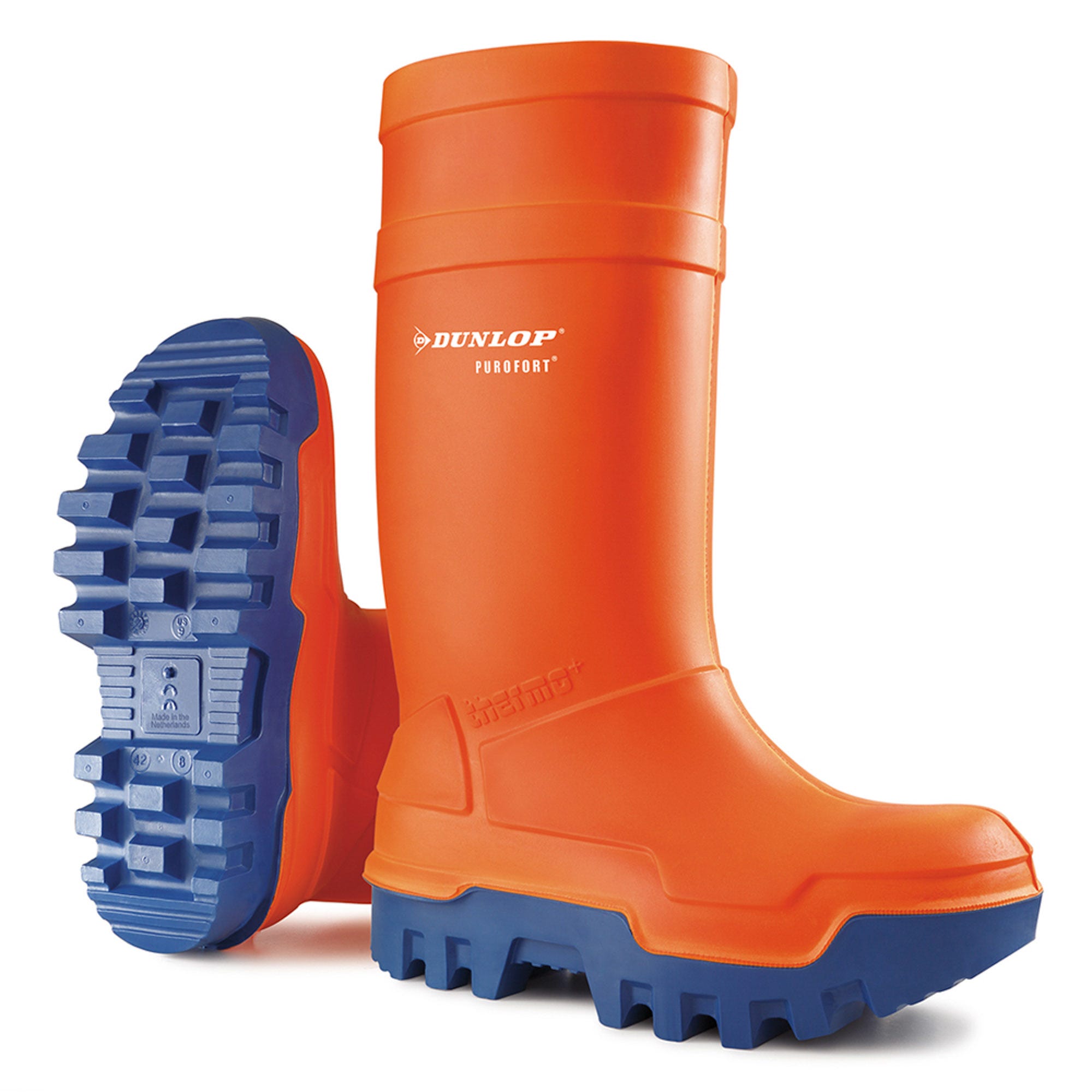 Bota de agua Dunlop Purofort Thermo S5 CI SRC naranja-42 | Leroy Merlin