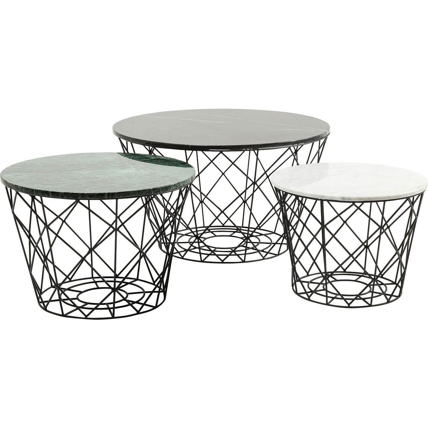 Tables basses East rond set de 3 Kare Design | Leroy Merlin