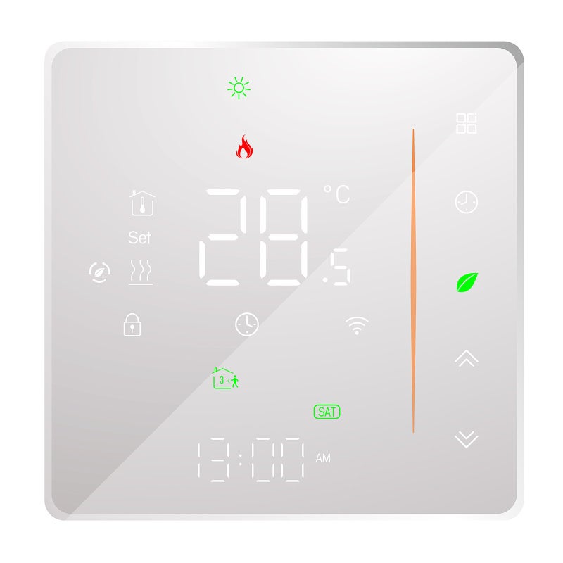 Thermostat intelligent WiFi pour chauffage électrique, commande tactile ...