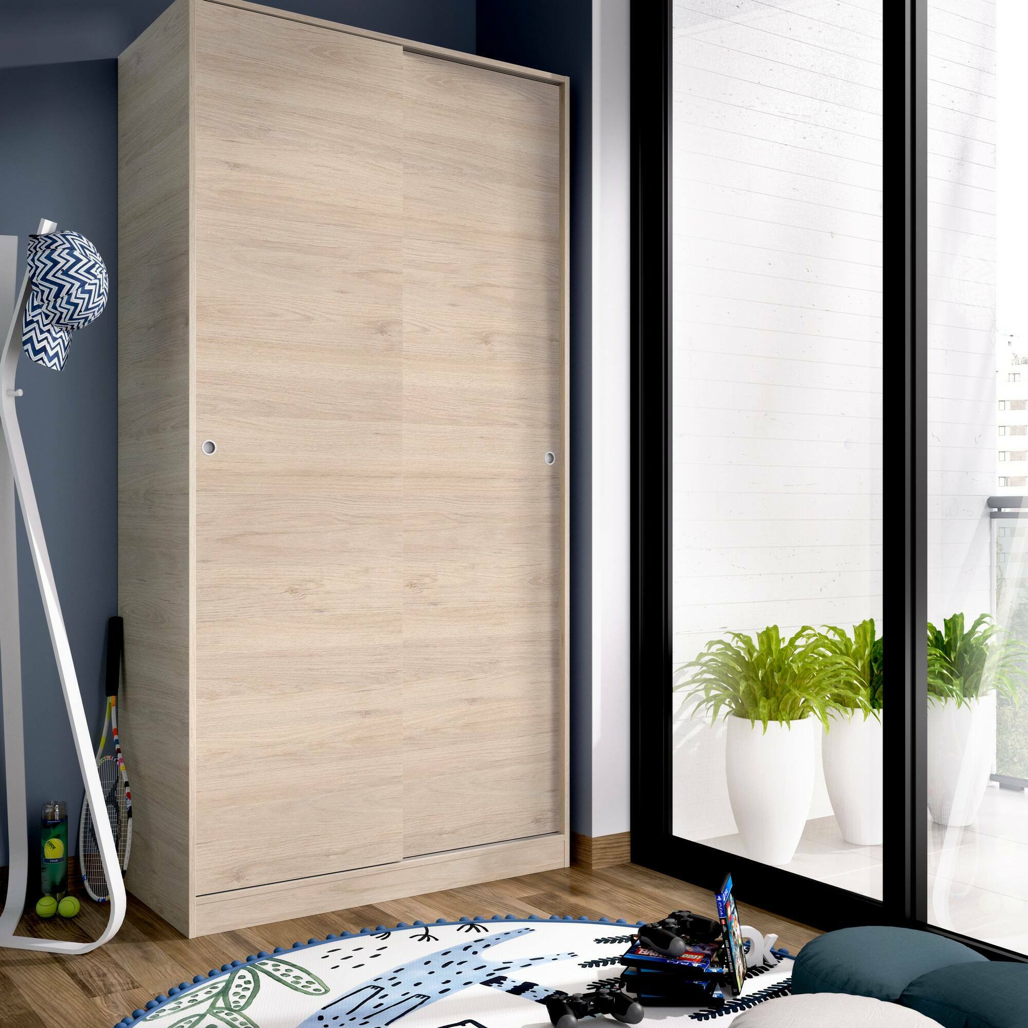 Garde-robe 2 portes Kilimangiaro, Cintre pour chambre à coucher ...