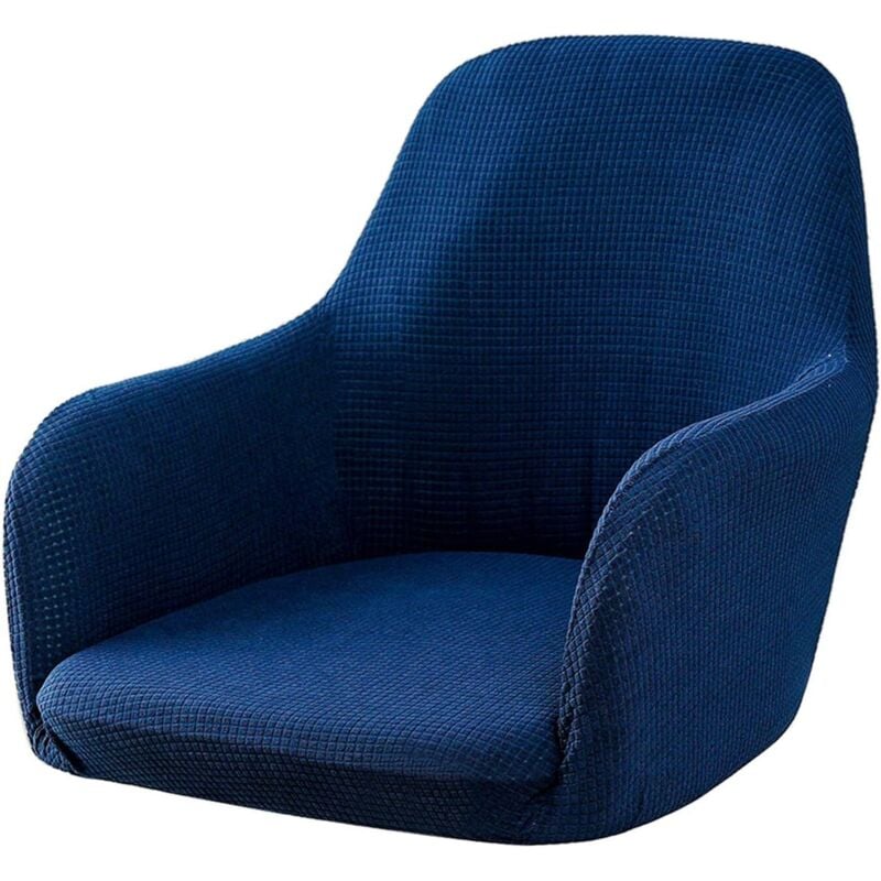 Housse de chaise extensible pour salle à manger, bureau (bleu marine ...