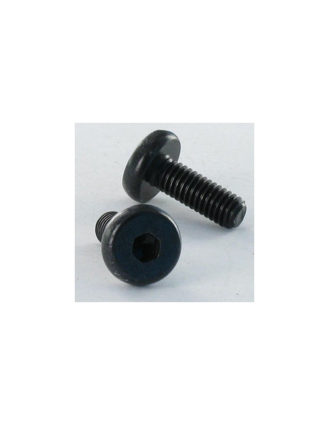 Vis métaux Tête cylindrique large TCL Hexagonal creux M6X16.5 Clé de 4 HC4 Filetage total Acier ...