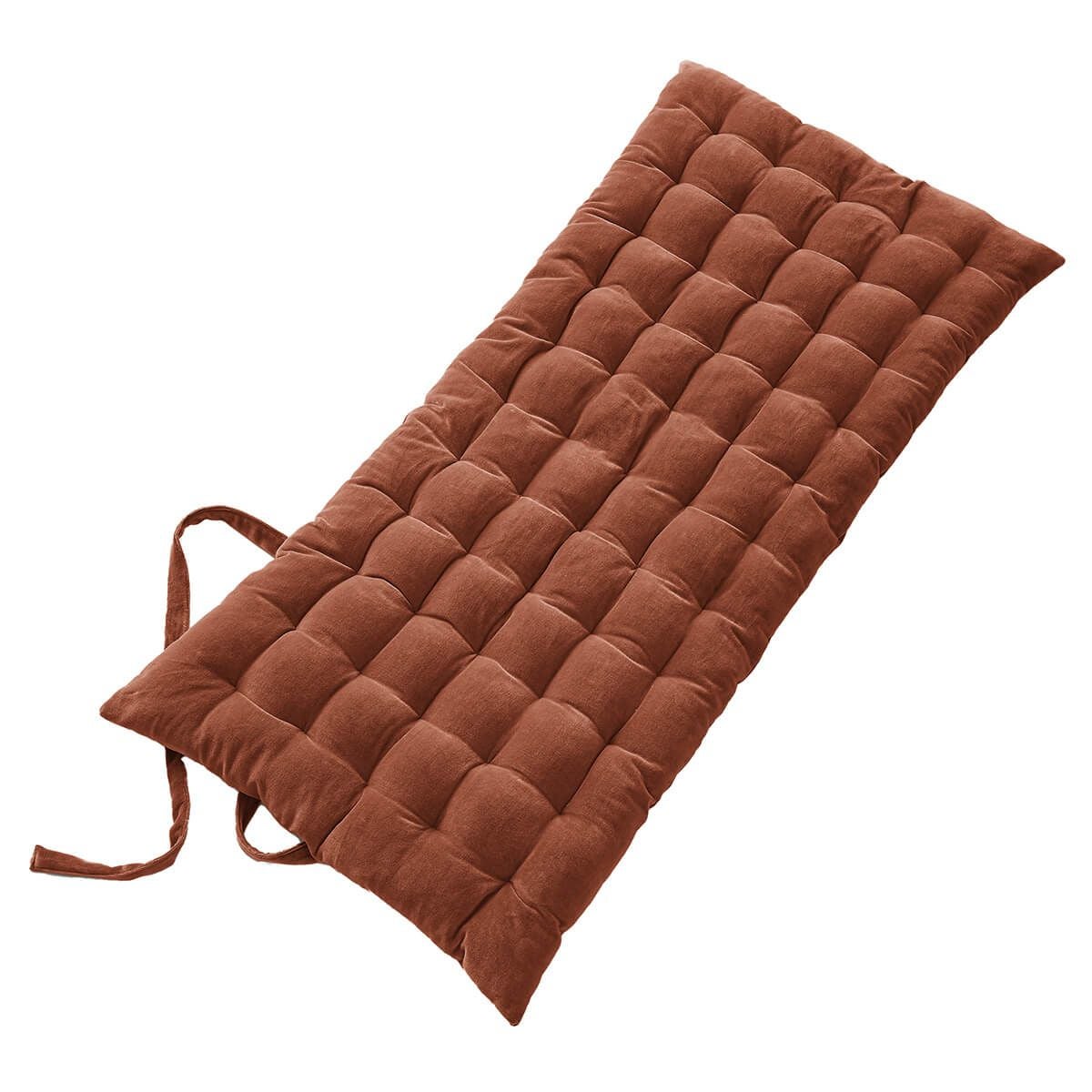 HARRIS - Matelas de Sol 60x120cm Velours de Coton Capitonné Coloris ...