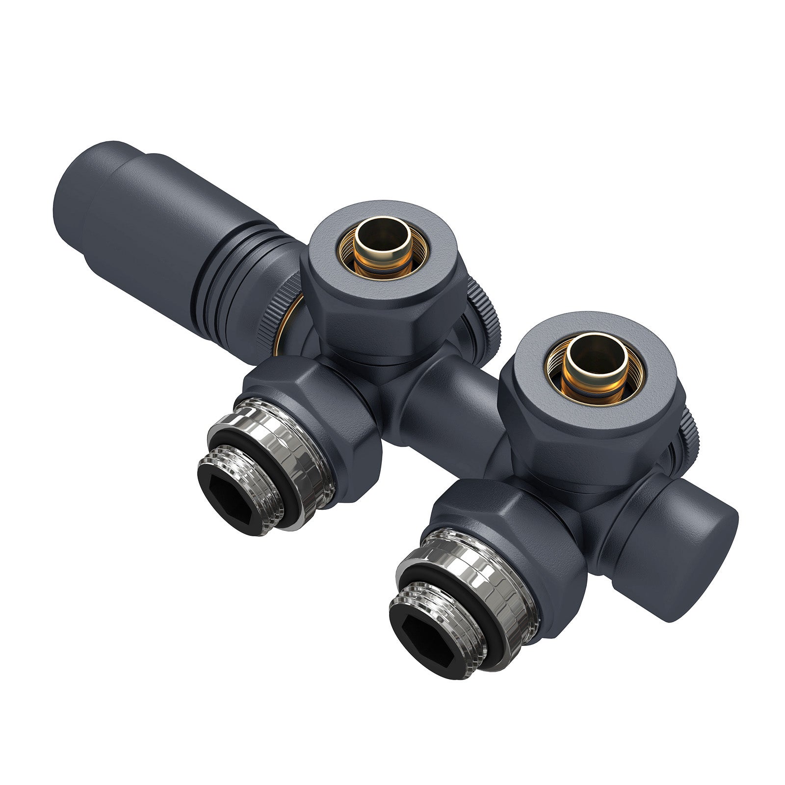 EMKE válvula termostática para radiador, set de válvulas multiblock con ...