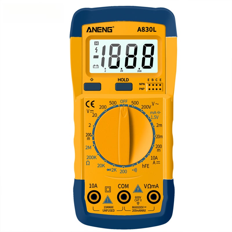 ANENG Digital LCD voltímetro amperímetro ohmímetro multímetro Volt AC ...